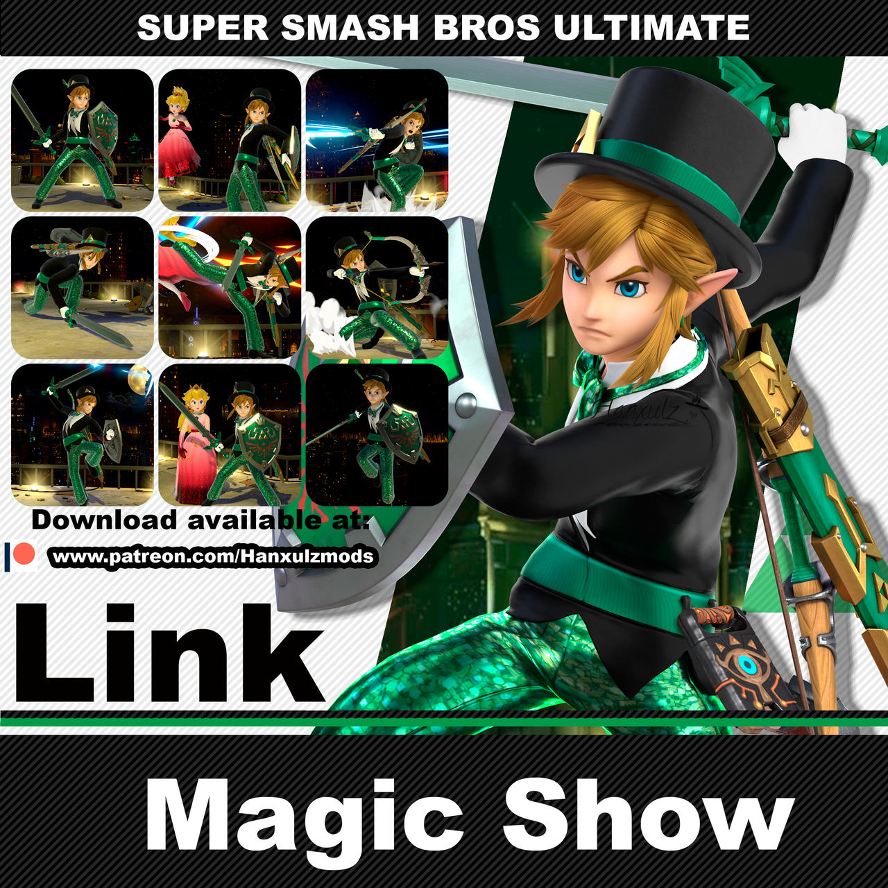 Ssbu Mod Link Magic Show By Hanxulz On Deviantart