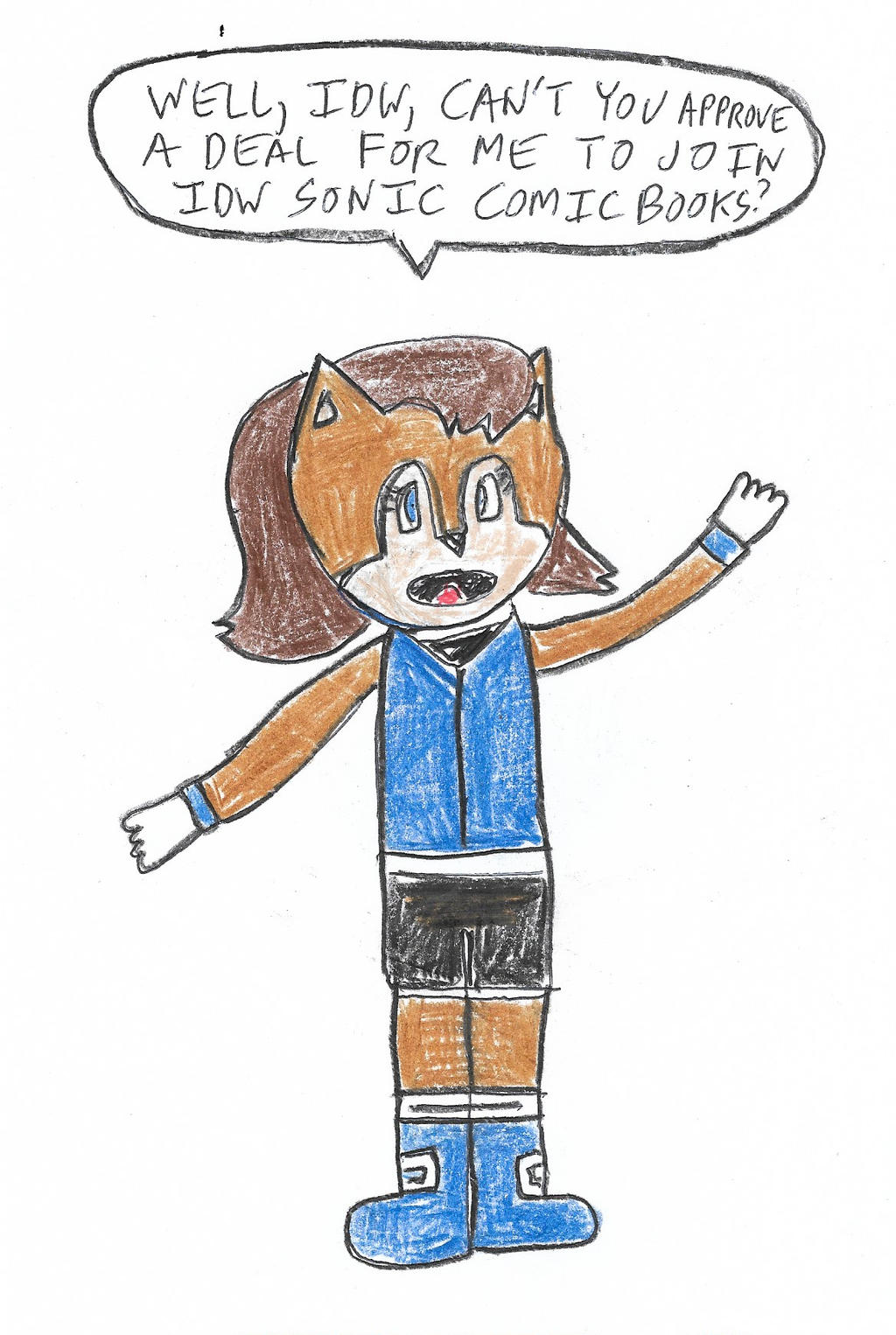 Sally Still Wants A Deal From Idw Sonic Comics By Dth1971 On Deviantart