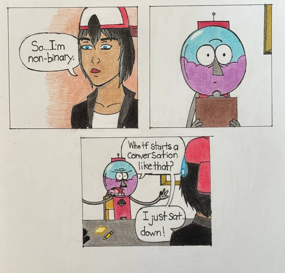 Failed Interview With Benson Happy Pride Month By Sbelleart On Deviantart