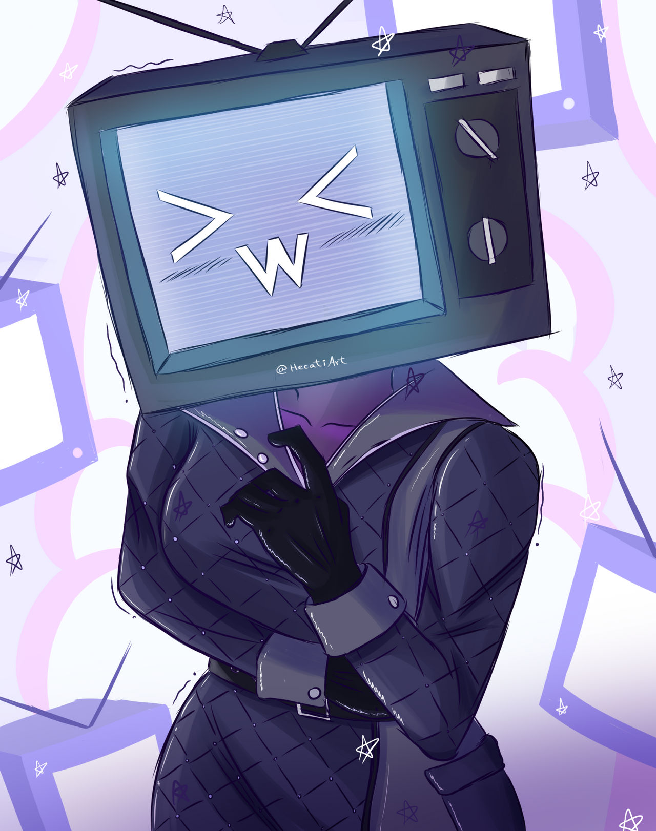 Tv Woman Fanart Skibidi Toilet By Me Hecatiart By Hecatiart On