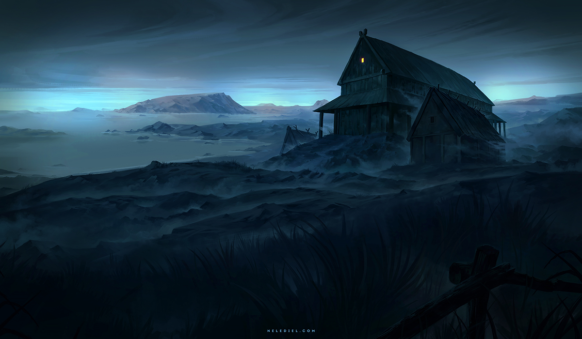 Houses in the Mist by Nele-Diel on DeviantArt Houses in the Mist by Nele-Diel on DeviantArt