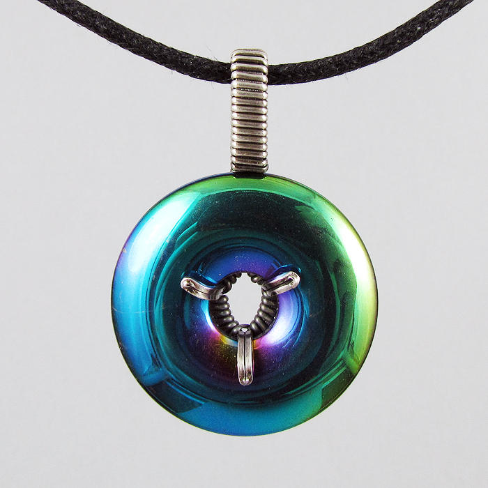 Rainbow Donut Spinner Pendant by Gailavira on DeviantArt Rainbow Donut Spinner Pendant by Gailavira on DeviantArt