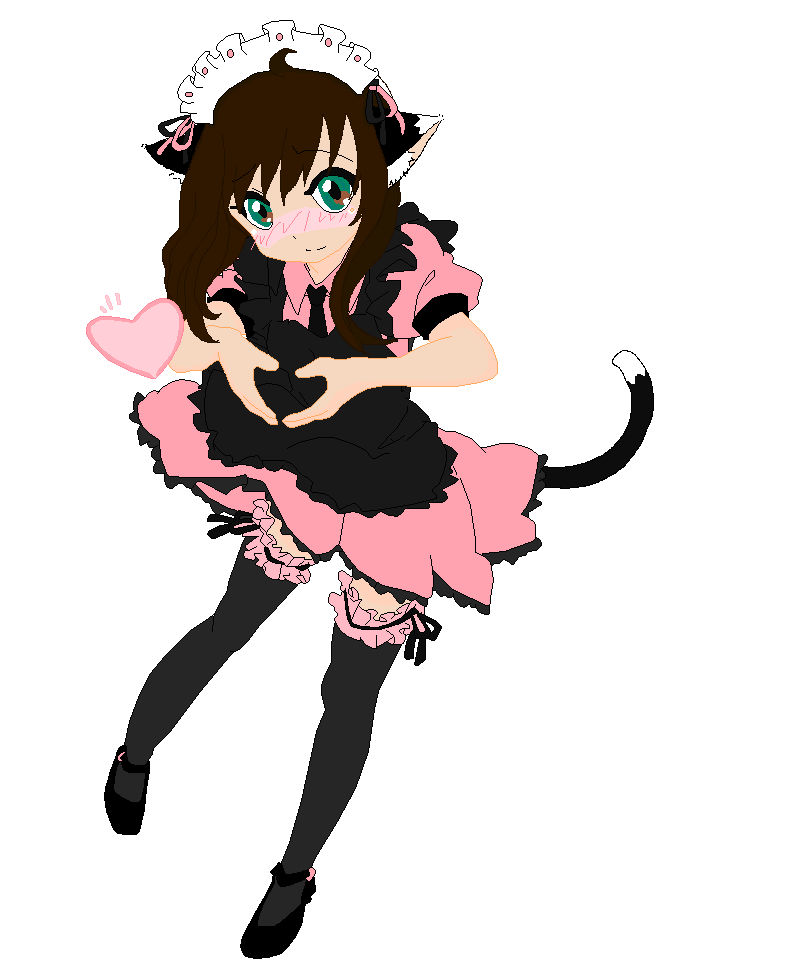 Neko Maid By Cc Sakuraavalon Cc On Deviantart