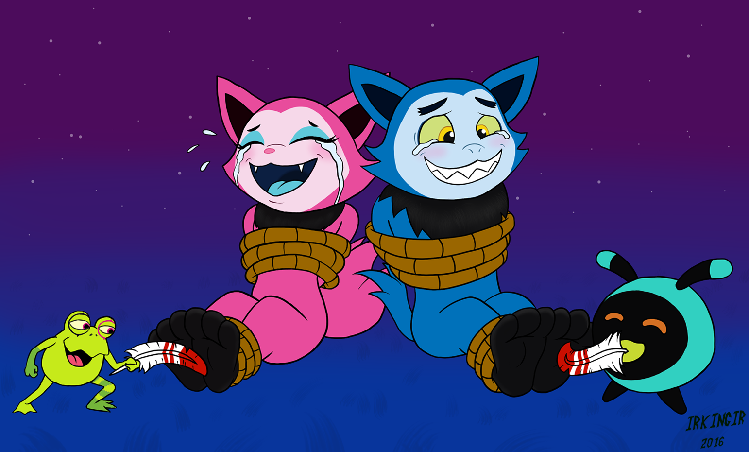 Commission Telemonster Tickles By Irkingir On Deviantart