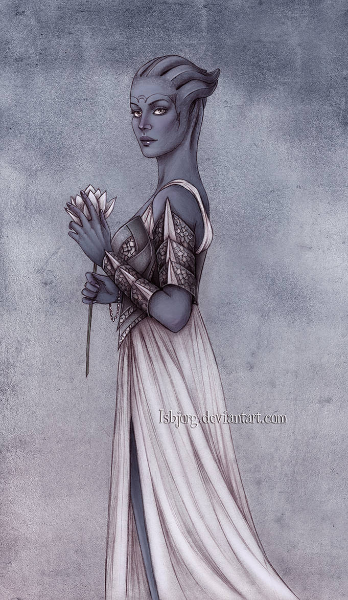 Commission Asari By Isbjorg On Deviantart