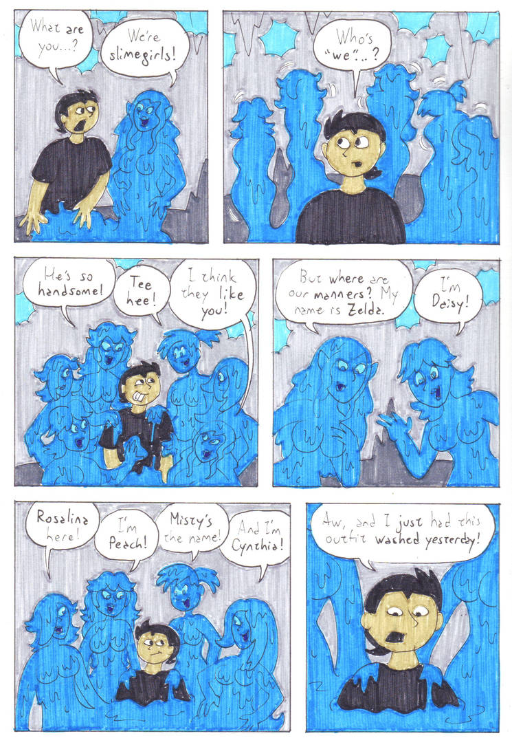 Frisky Slimegirls Page 2 By Emperornortonii On Deviantart
