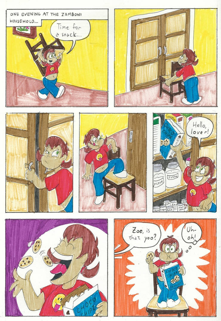 Zoe's Chocolate Chip Nightmare Page1 by EmperorNortonII on DeviantArt Zoe's Chocolate Chip Nightmare Page1 by EmperorNortonII on DeviantArt