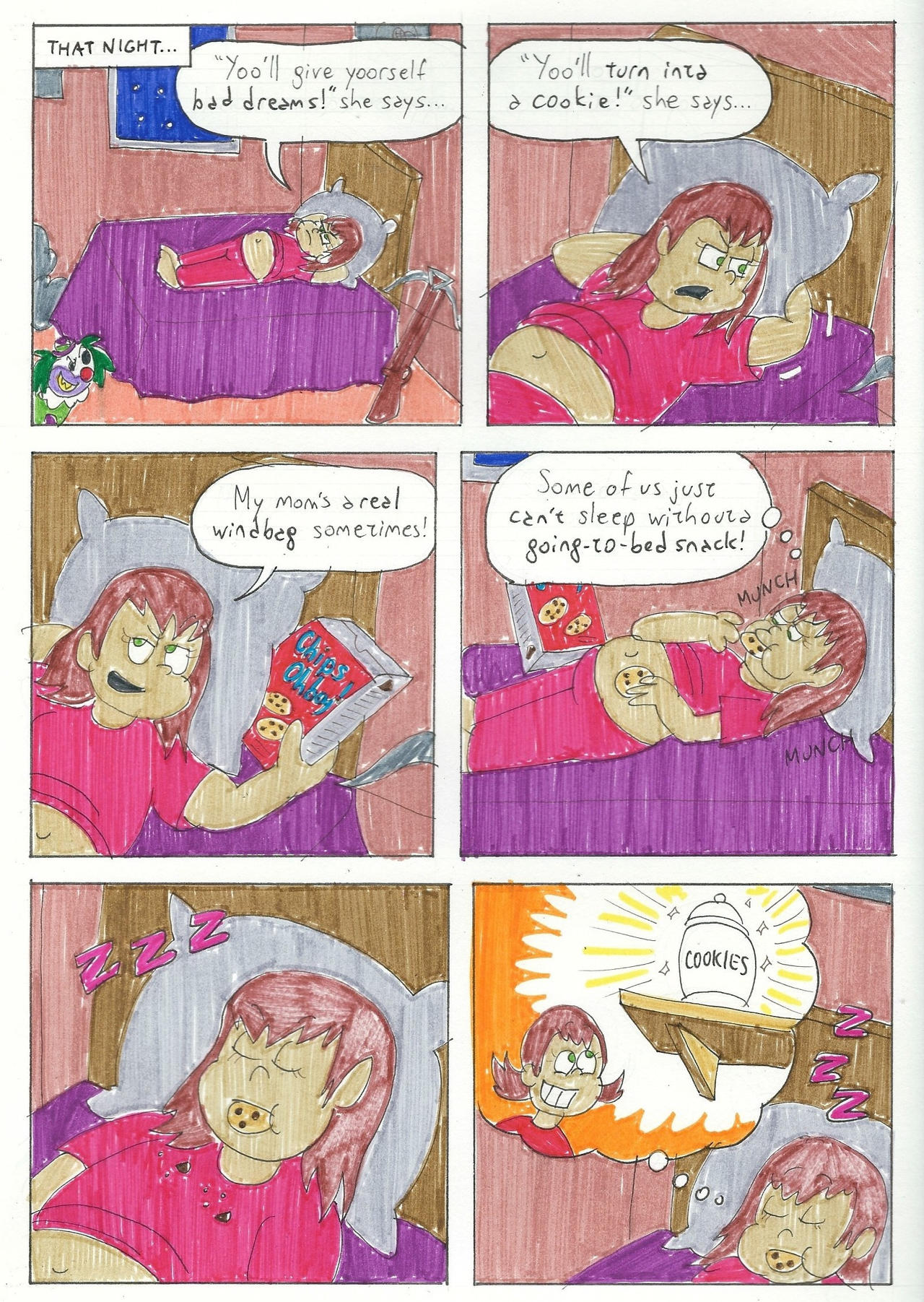 Zoe's Chocolate Chip NIghtmare Page 3 by EmperorNortonII on DeviantArt Zoe's Chocolate Chip NIghtmare Page 3 by EmperorNortonII on DeviantArt