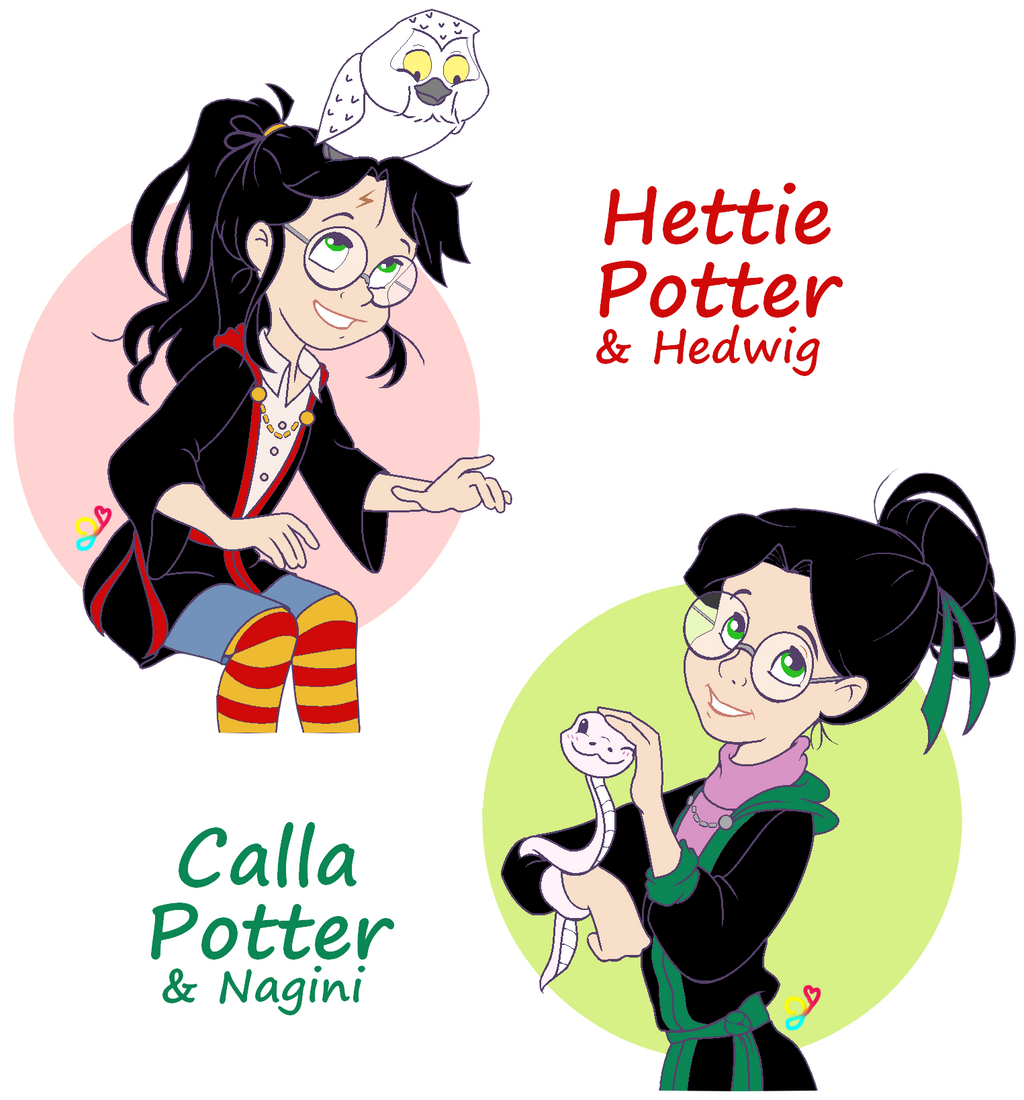 Disney Style Potter Twins By Cat Of Energy On Deviantart