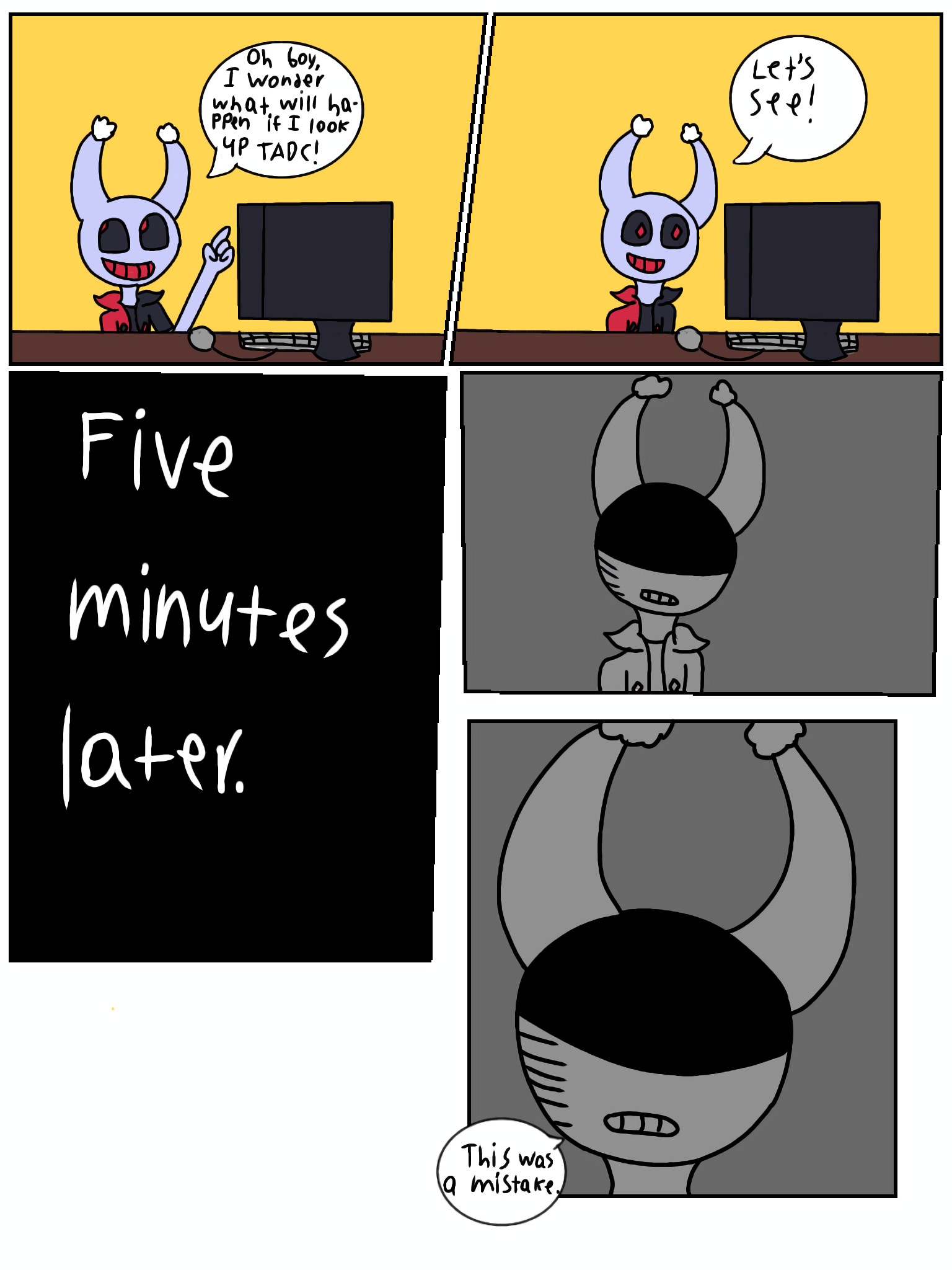 Jest Looks Up Tadc Comic By Liloskull343 On Deviantart