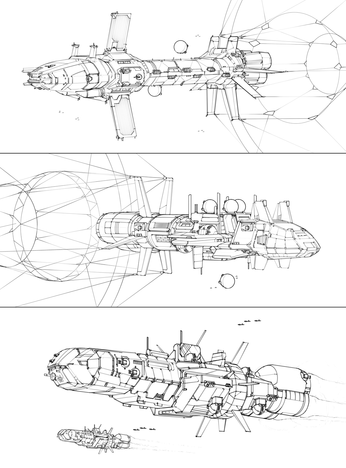 Battletech Warship Sketches By Shimmering Sword On Deviantart
