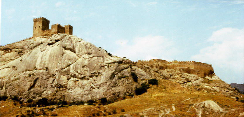Italian castle in Crimea by artloco on DeviantArt