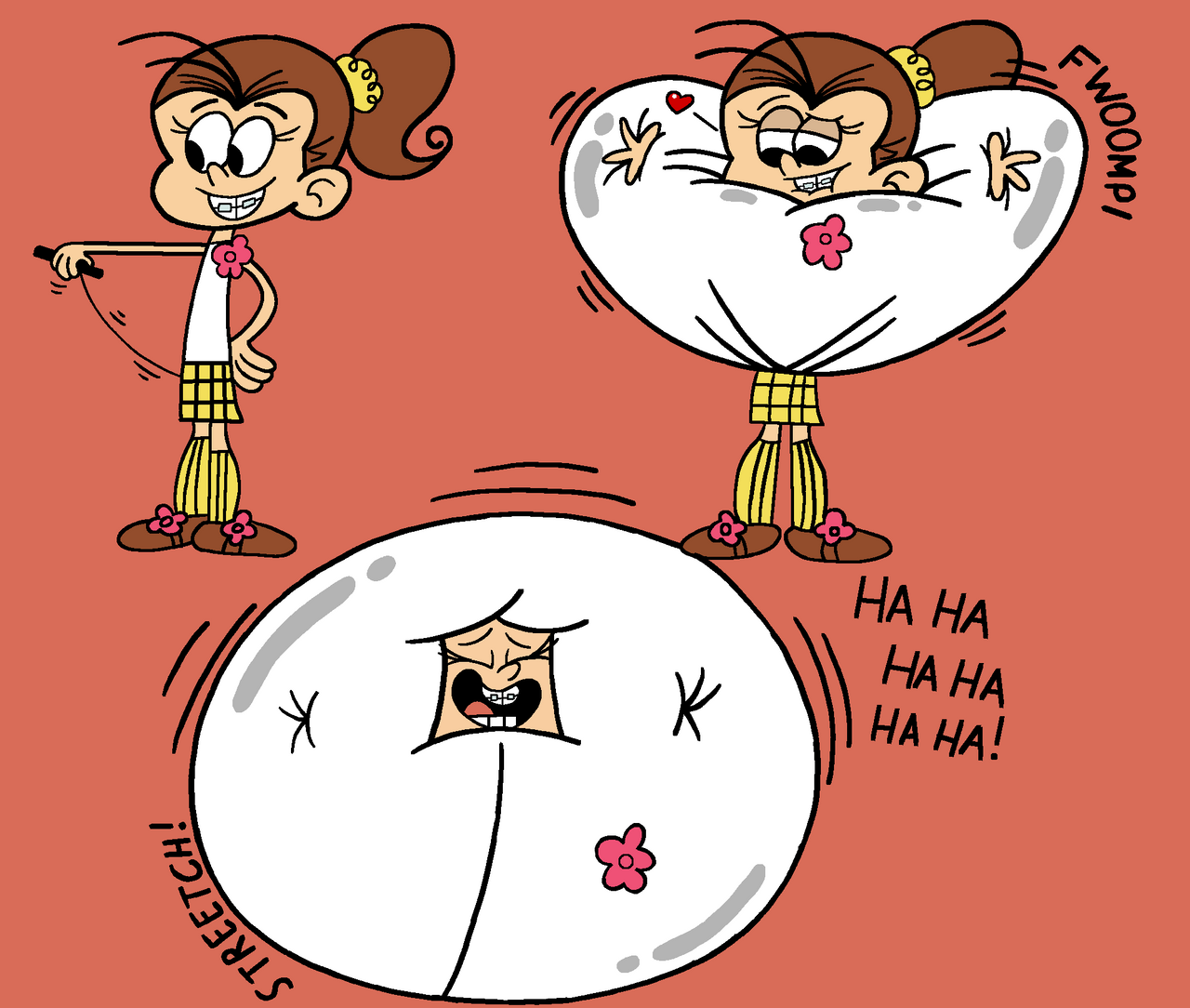 Luan Louds Shirt Inflation By Conorlordofcreation On Deviantart