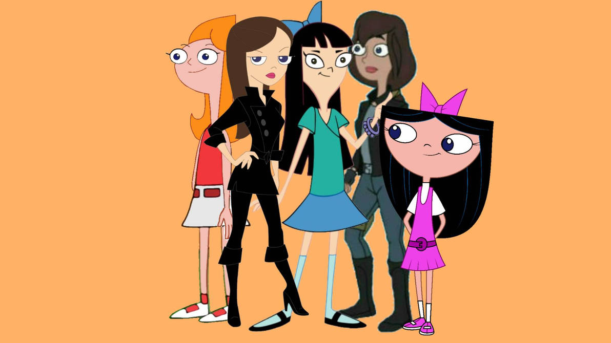 My Favourite Female Characters From Phineas Ferb By Conorlordofcreation On Deviantart