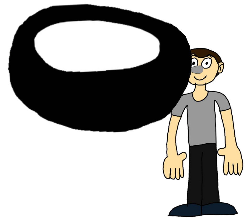 Me With My Giant Shiny Black Raccoon Nose Vector By Conorlordofcreation