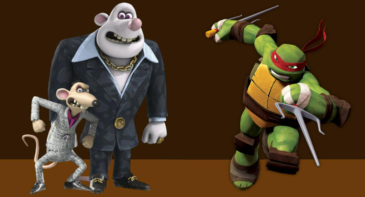 Raph Tmnt 2012 Vs Spike And Whitey By Conorlordofcreation On Deviantart