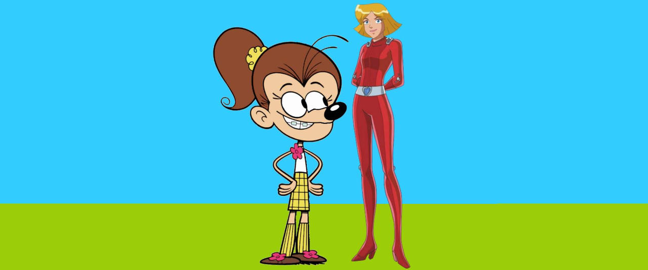 Luan Loud Meets Clover Totally Spies By Conorlordofcreation On