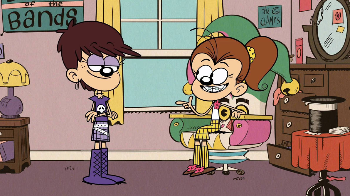 Luna And Luan Loud With Shiny Black Noses By Conorlordofcreation On