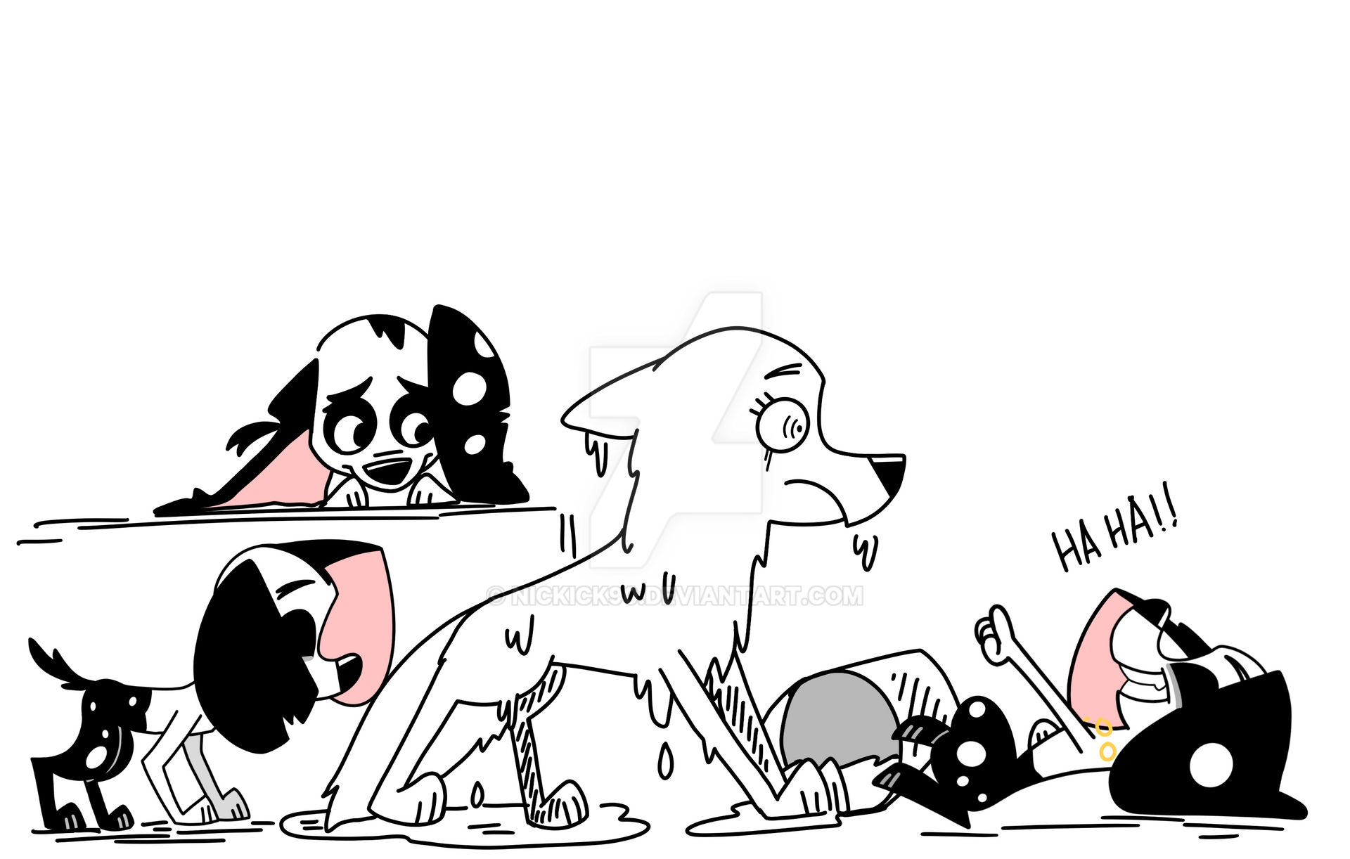 Dimitri Trio N New Samoyed 101 Dalmatian Street By Nickick90 On