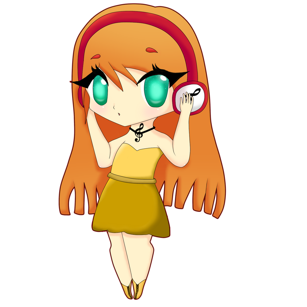 Chibi Girl With Headphones By Shizuiki On Deviantart