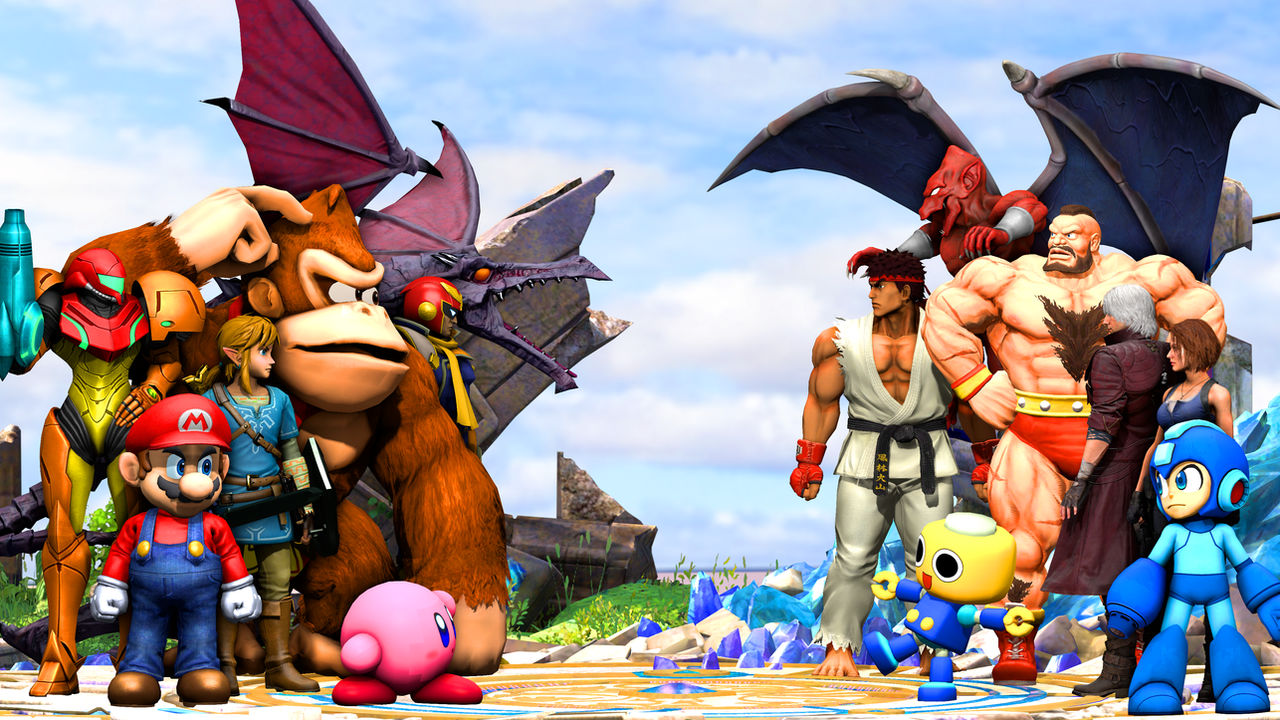 Nintendo vs Capcom by rockbot6 on DeviantArt Nintendo vs Capcom by rockbot6 on DeviantArt
