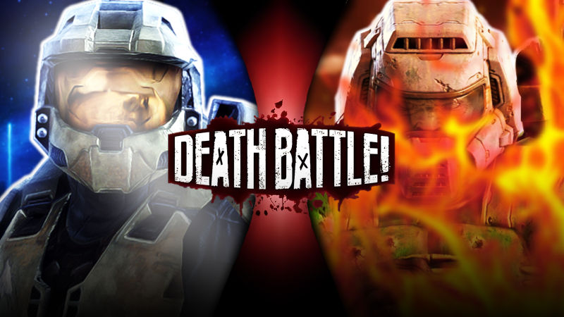 Master Chief VS Doomguy by Thepolarity on DeviantArt Master Chief VS Doomguy by Thepolarity on DeviantArt