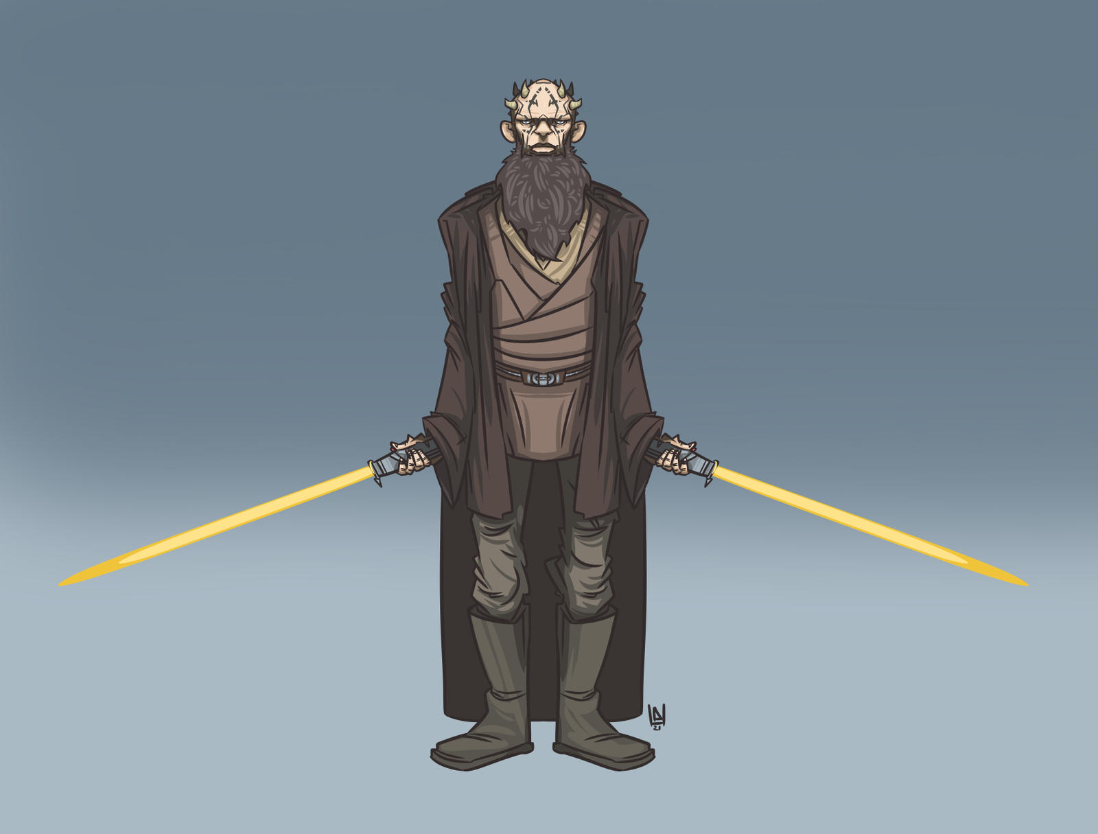 Zabrak - Jedi Master by drawddario on DeviantArt Zabrak - Jedi Master by drawddario on DeviantArt