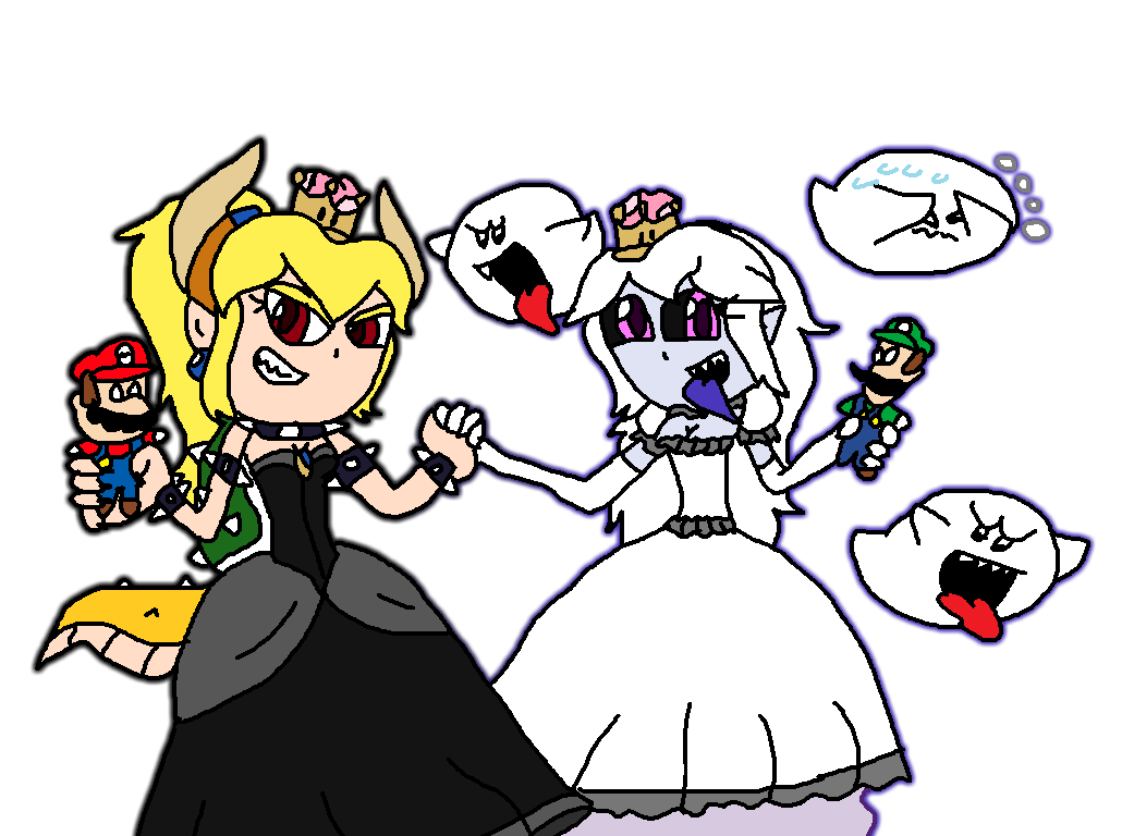 Bowsette And Boosette By Jh Production On Deviantart