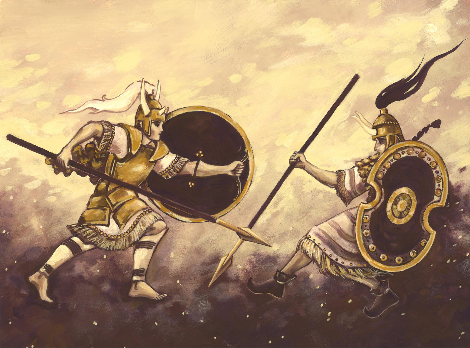 Achilles Vs Hector By Marysmirages On Deviantart