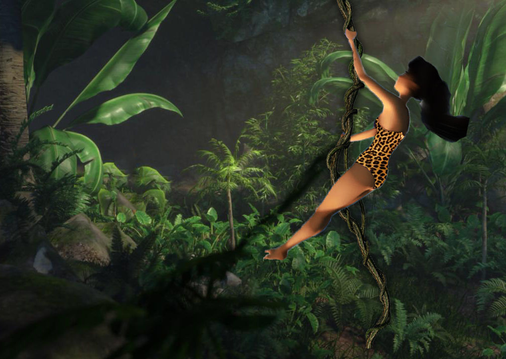 Swinging Cave Girl By Macoraprime On Deviantart