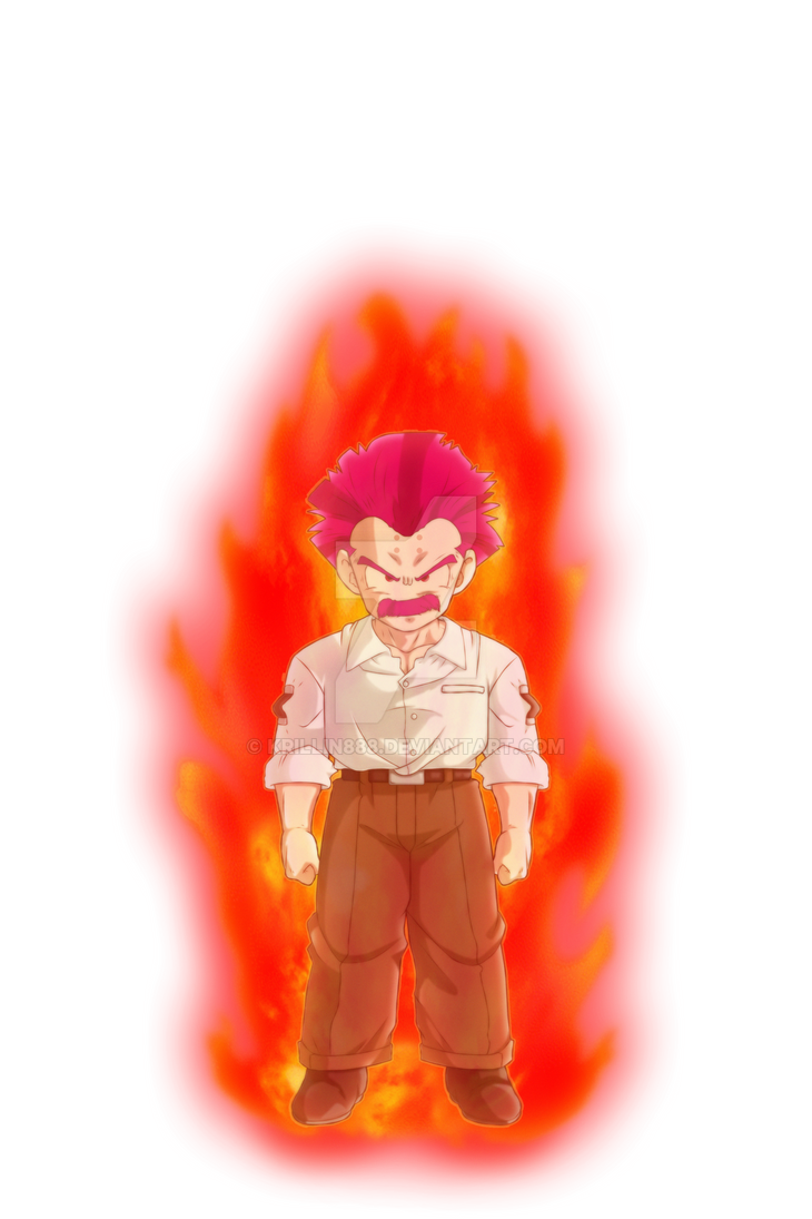 Krillin Dbgt Super Saiyan God By Krillin888 On Deviantart
