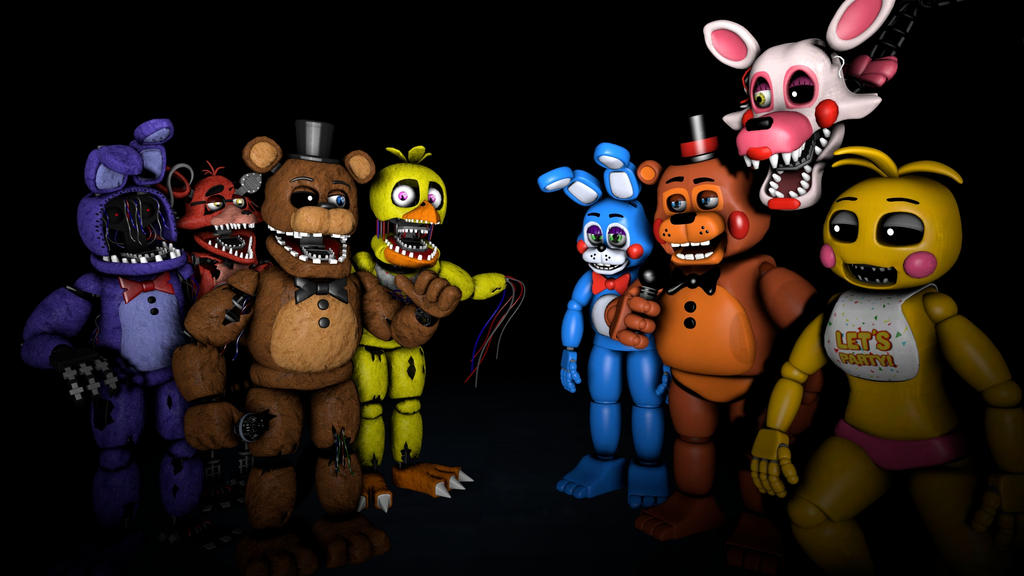 Withered Vs Toys By Ilikecereal100 On Deviantart