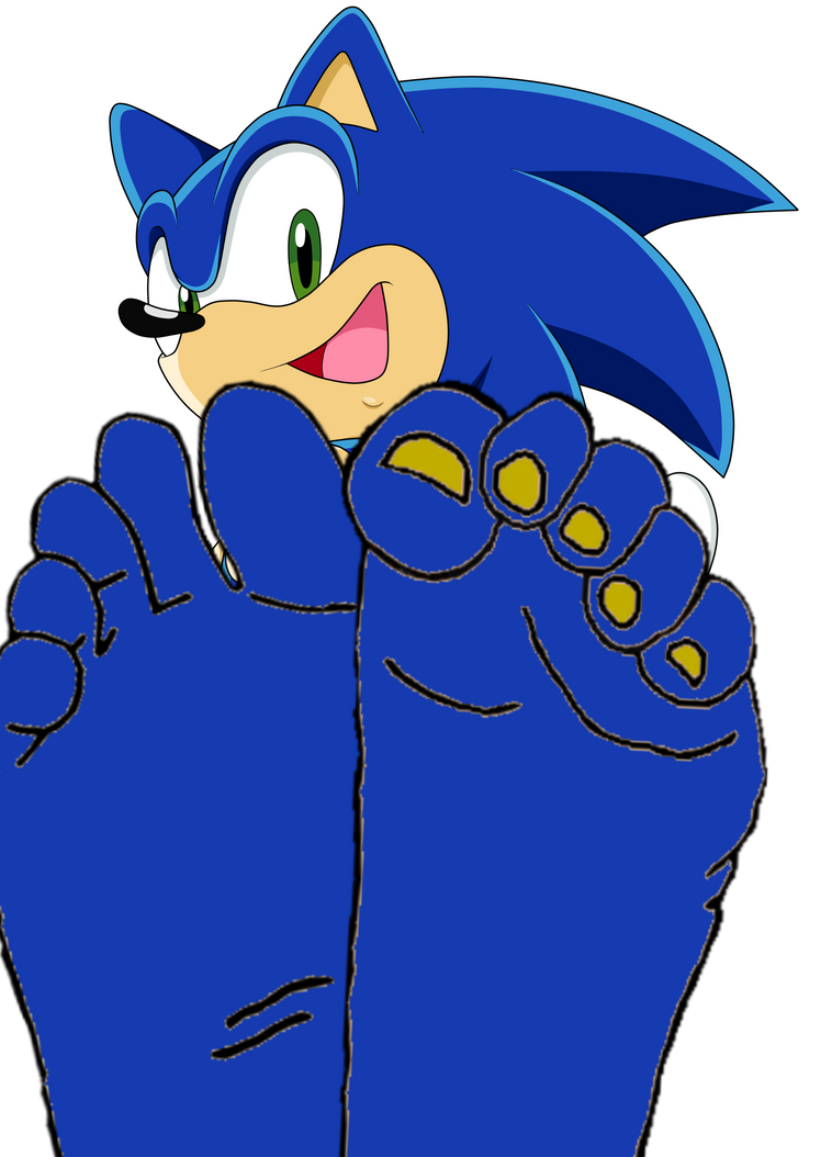 Sonic The Hedgehogs Feet Gold Polish By Bernadettedonaldson On Deviantart