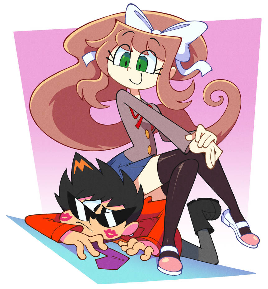 5 Million View Monika By Shenaniganza On Deviantart