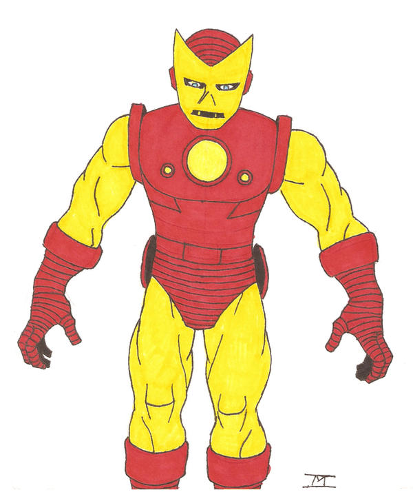 Classic Iron Man By Isaac The Nerd On Deviantart