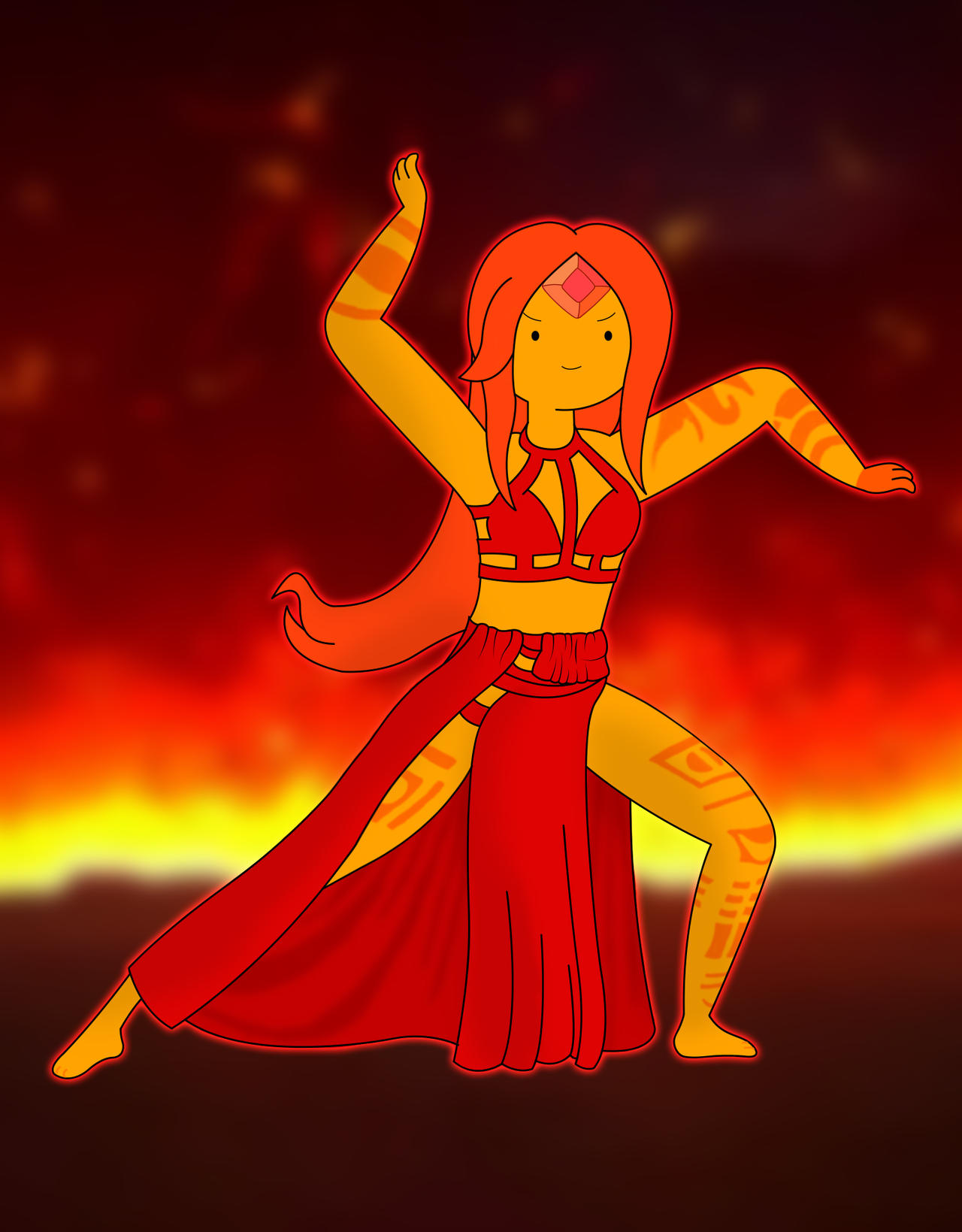 Flame Princess Where Have You Been By Nikolo15 On Deviantart