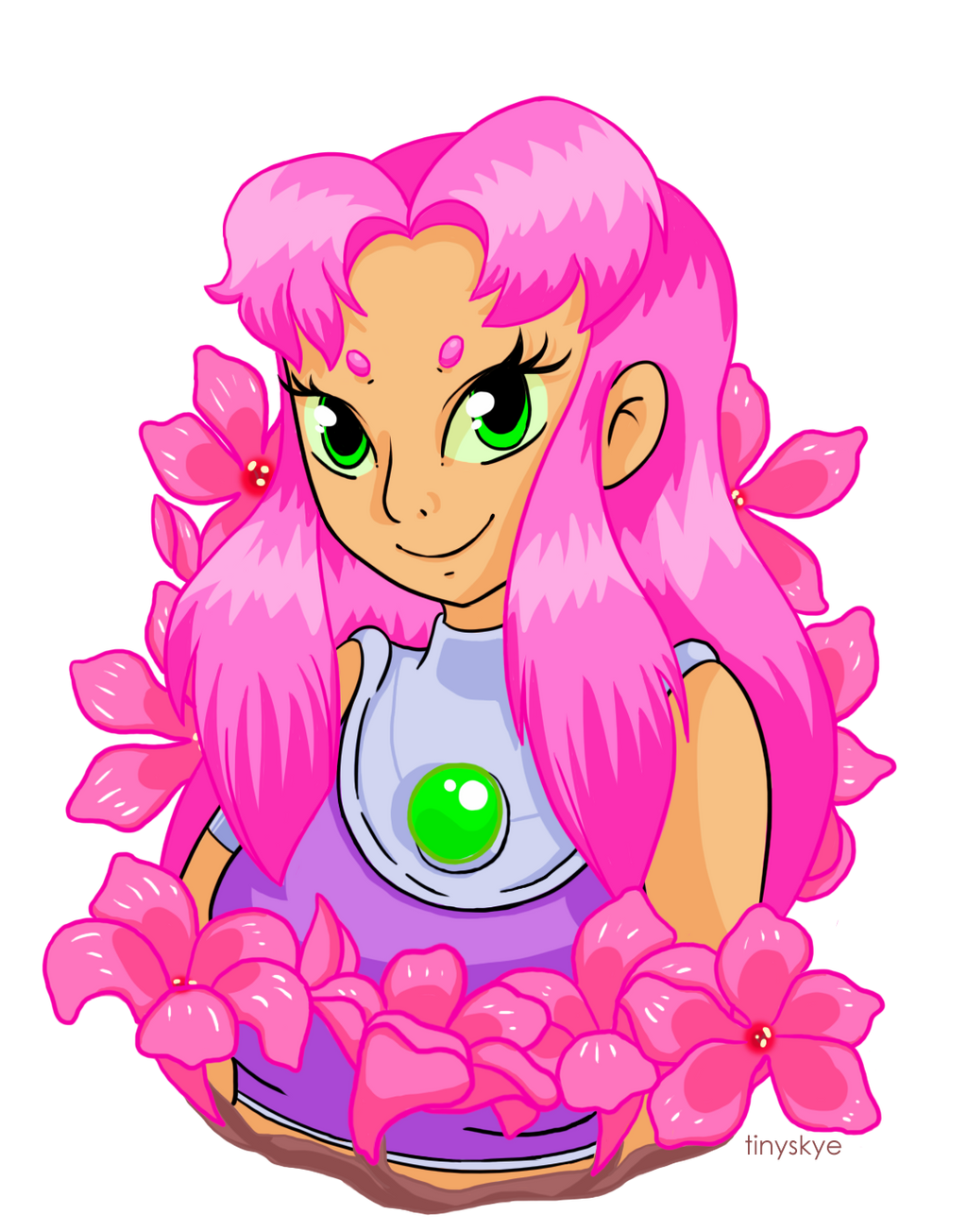 Starfire In Starfires By Tinyskye On Deviantart