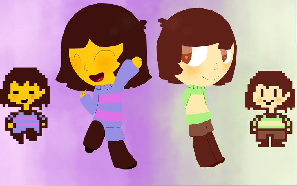 Frisk-Chara Re-desighn by Ipundertale on DeviantArt Frisk-Chara Re-desighn by Ipundertale on DeviantArt