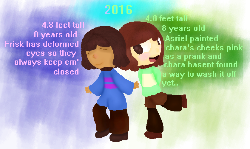 Frisk and Chara-2016 by Ipundertale on DeviantArt Frisk and Chara-2016 by Ipundertale on DeviantArt