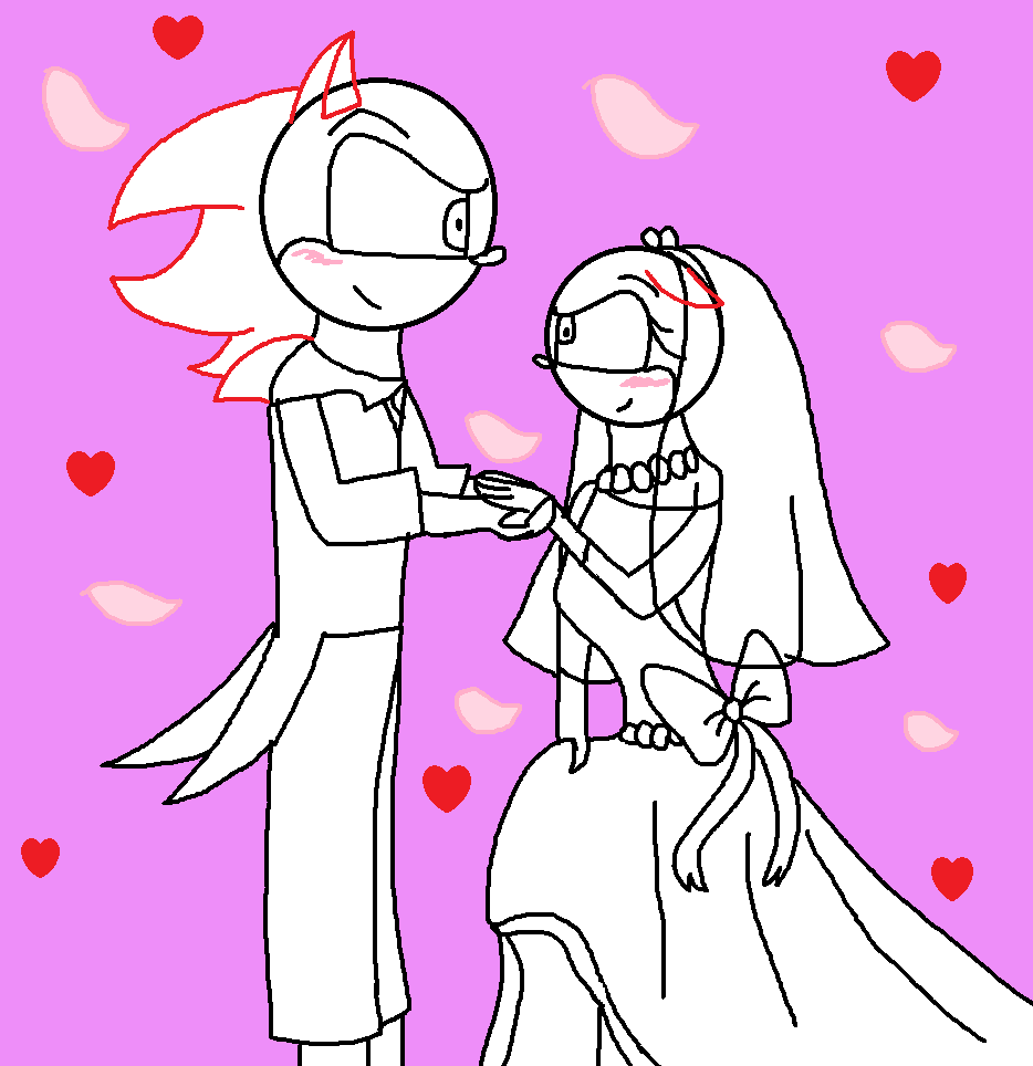Sonic Couple Base Wedding By Simlaykim On Deviantart