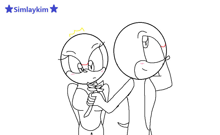 Sonic Couple Base A Present For You By Simlaykim On Deviantart