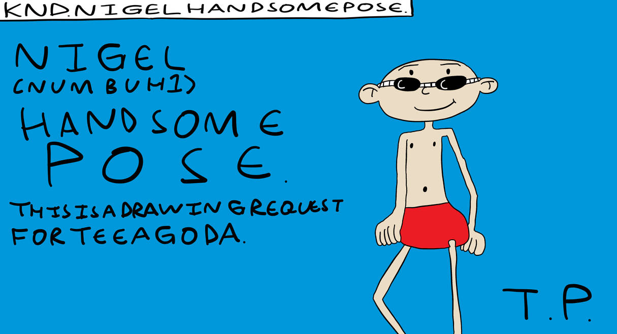 Knd Fanart725nigel Handsome Pose By Trentpage On Deviantart