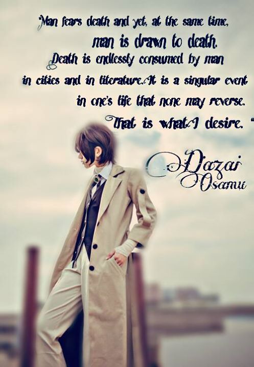 Dazai Osamu Quote By Hanavermillion On Deviantart