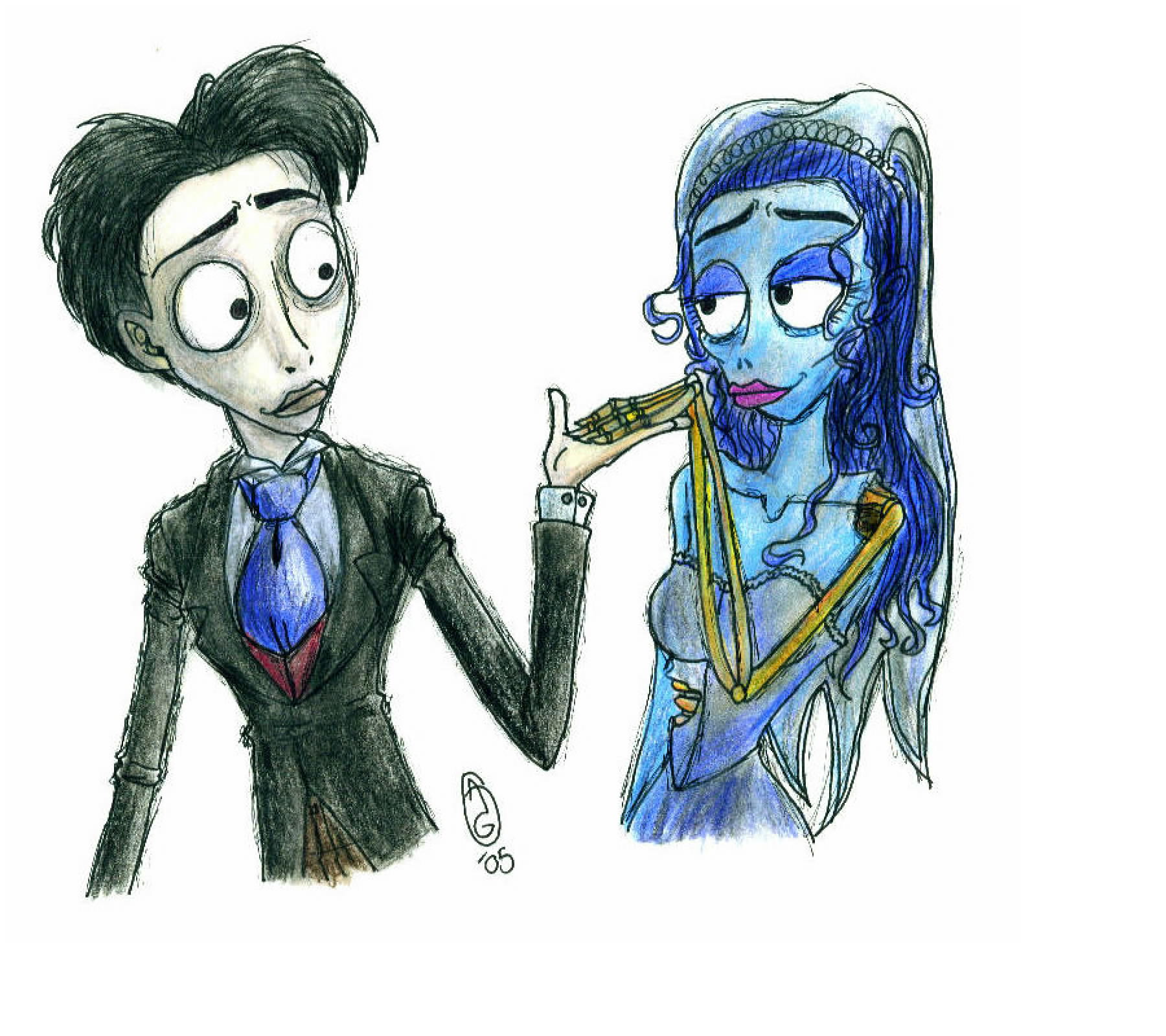 Corpse Bride Victor And Emily By Agirlcalledfred On Deviantart