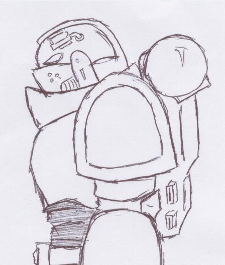 Space marine side by Shirryukun on DeviantArt