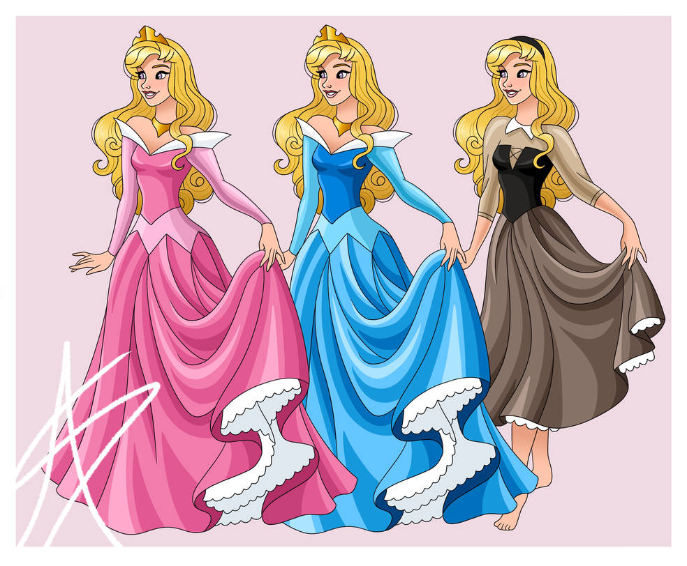 Aurora Dresses By Beautcannon On Deviantart