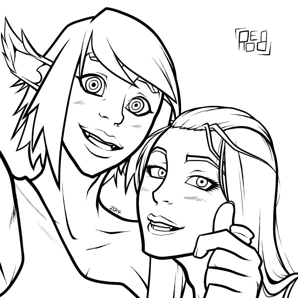 Ganassareabault Birthday Lineart By Reabault On Deviantart