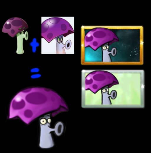 Scaredy Shroom From Pvz 1 With The Style Of Pvz 2 By Sopasxd189 On Deviantart