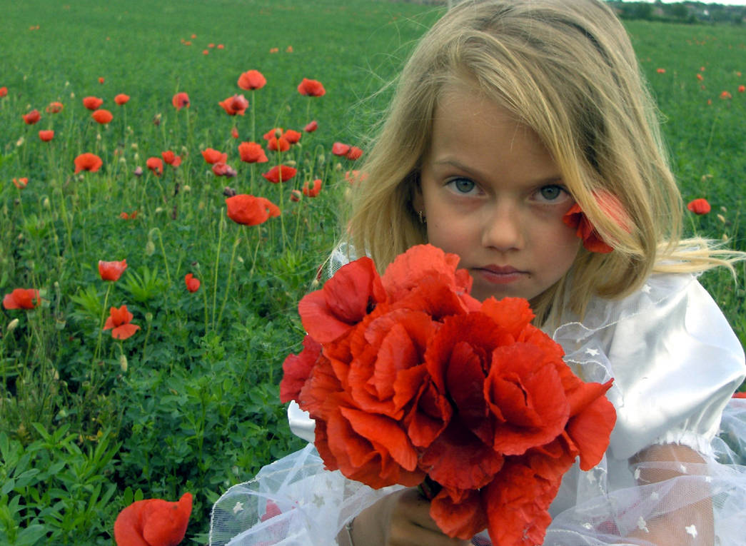 Poppy Girl 3 - Stock by little-girl-stock on DeviantArt