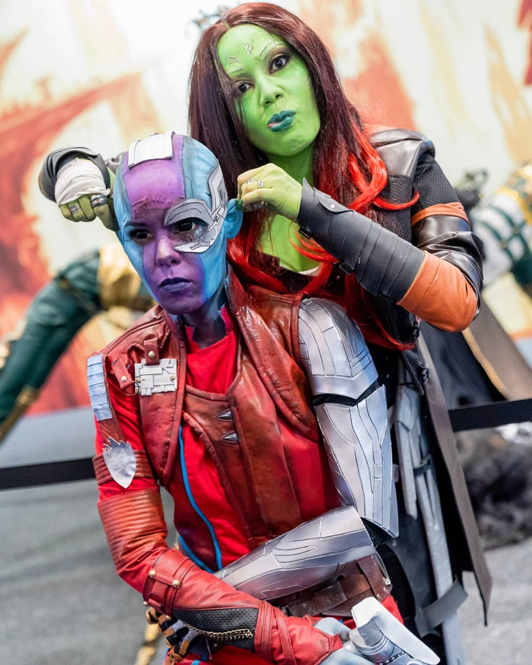 Gamora Nebula Cosplay Wondercon Anaheim 2019 By Brokephi316 On